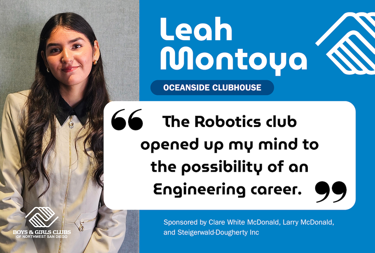 2025 Youth of the Year Winner, Leah - Boys & Girls Clubs of Northwest ...